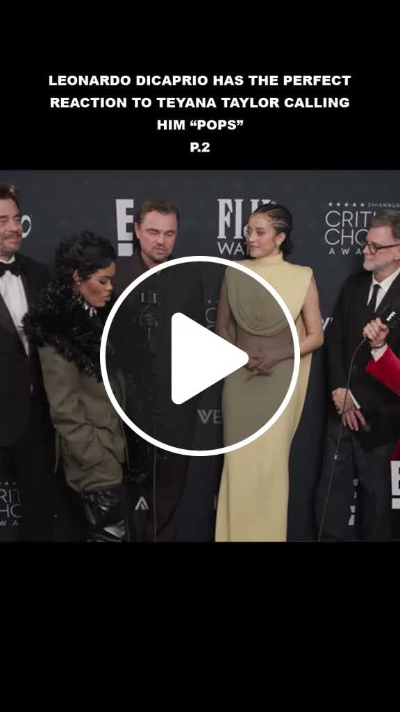Leonardo DiCaprio has the perfect reaction to Teyana calling his name 😍 ...
