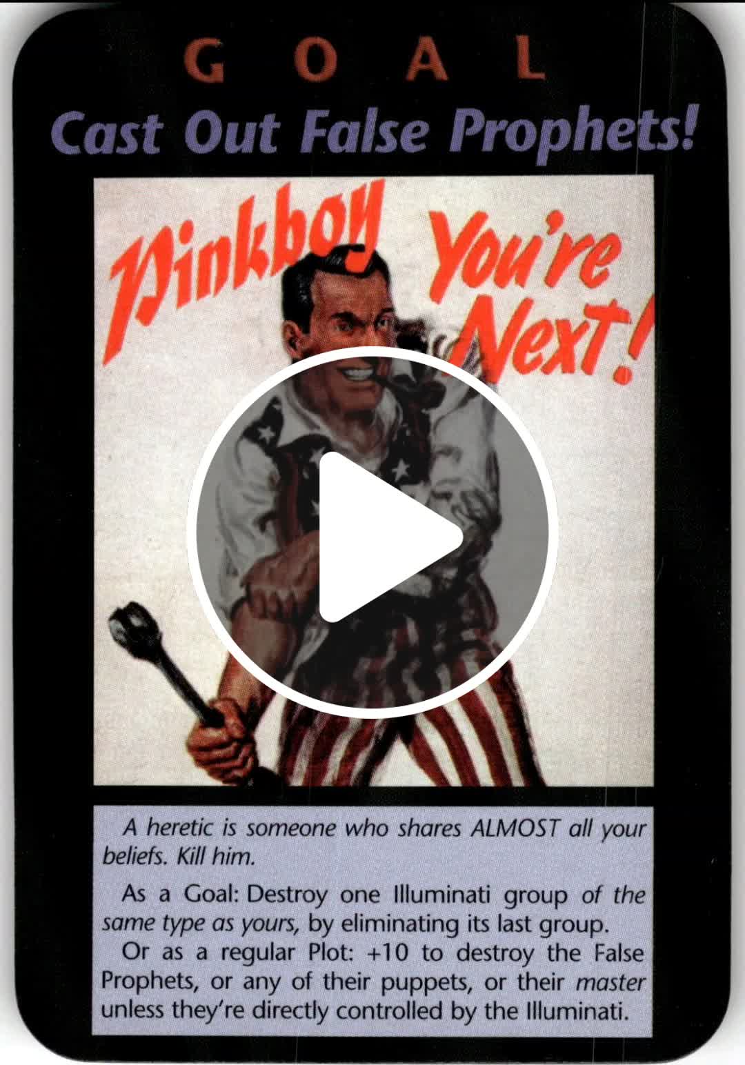 An Illuminati card game has predicted Charlie Kirk's Fate #charlieKirk ...