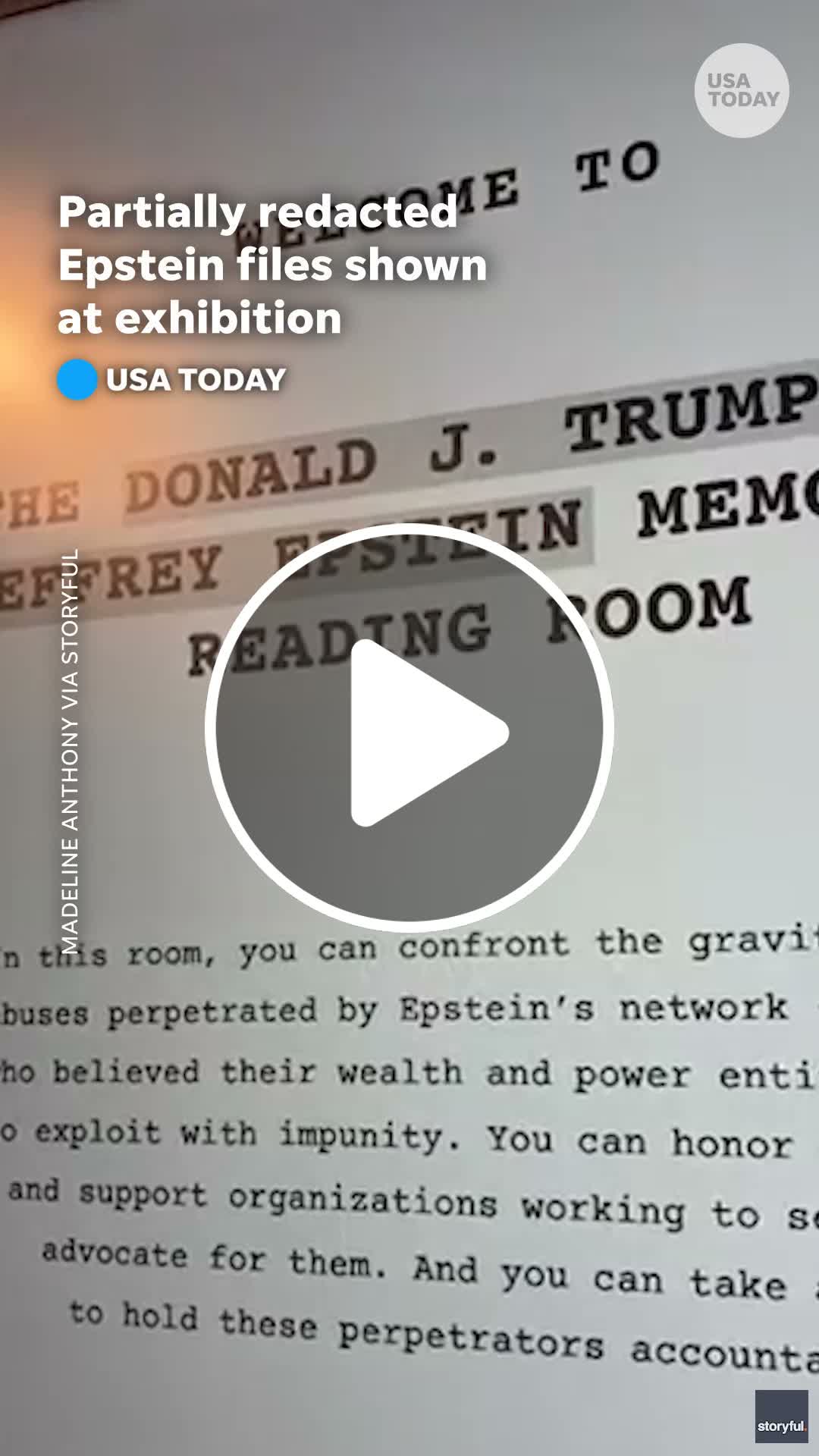Exhibit displays partially redacted Epstein files. See the New York art ...