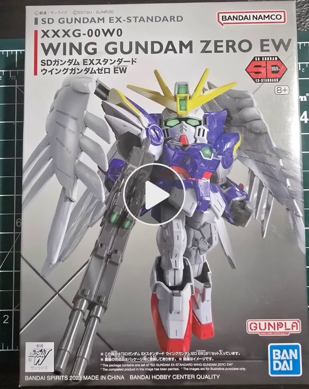 SD Wing Zero gundamsmall gunpla kit, its fun to build you should try it ...