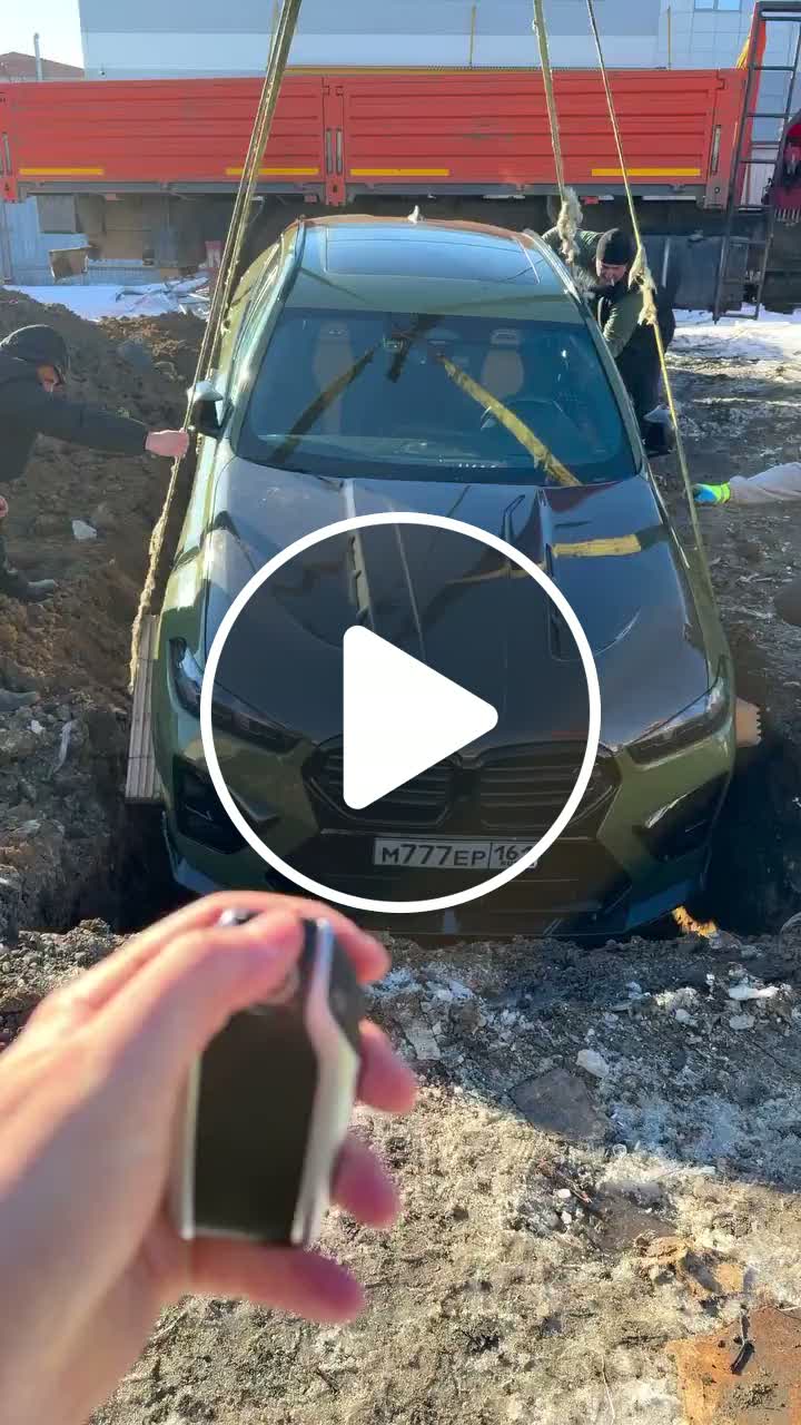 A Russian man buried a $142,000 BMW M5 CS underground and covered it ...