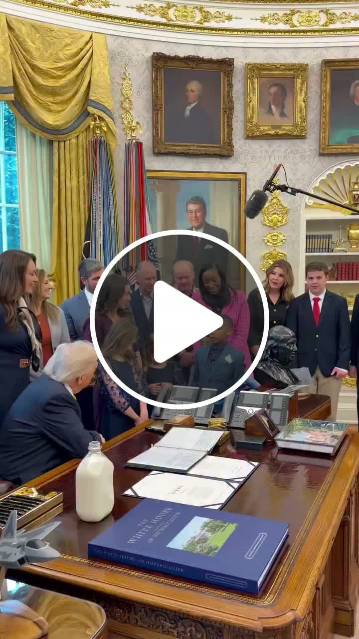 President Donald Trump gives a 6-year-old boy a presidential challenge ...