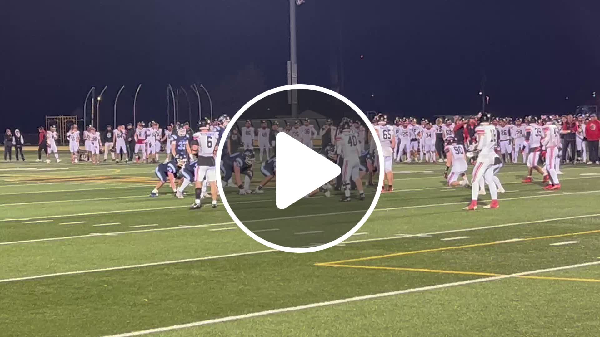 Bay Port's Matt Stevens completes game-winning TD to Jackson Otradovec ...