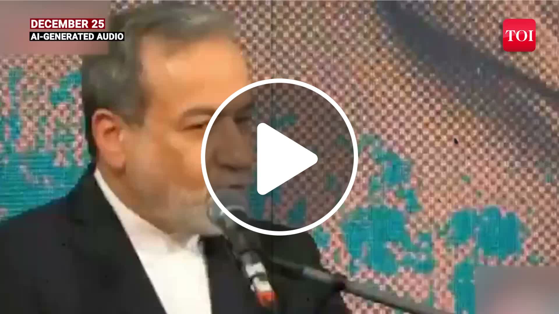 Iran FM Araghchi Claims Iranian Retaliation Forced US & Israel For ...