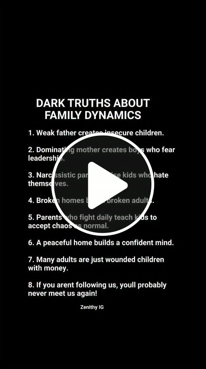 Dark truths about family dynamics - NewsBreak