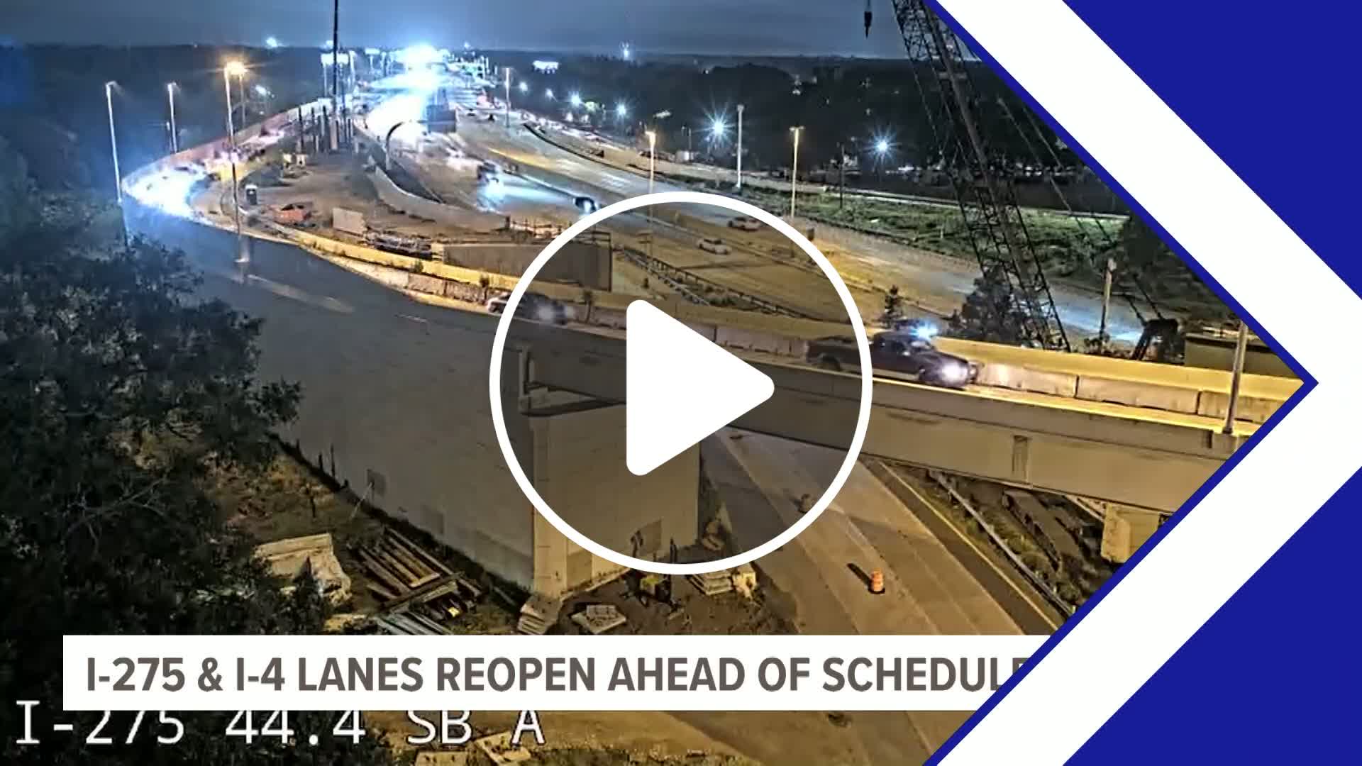 FDOT to reopen all lanes of Downtown Interchange ahead of schedule ...