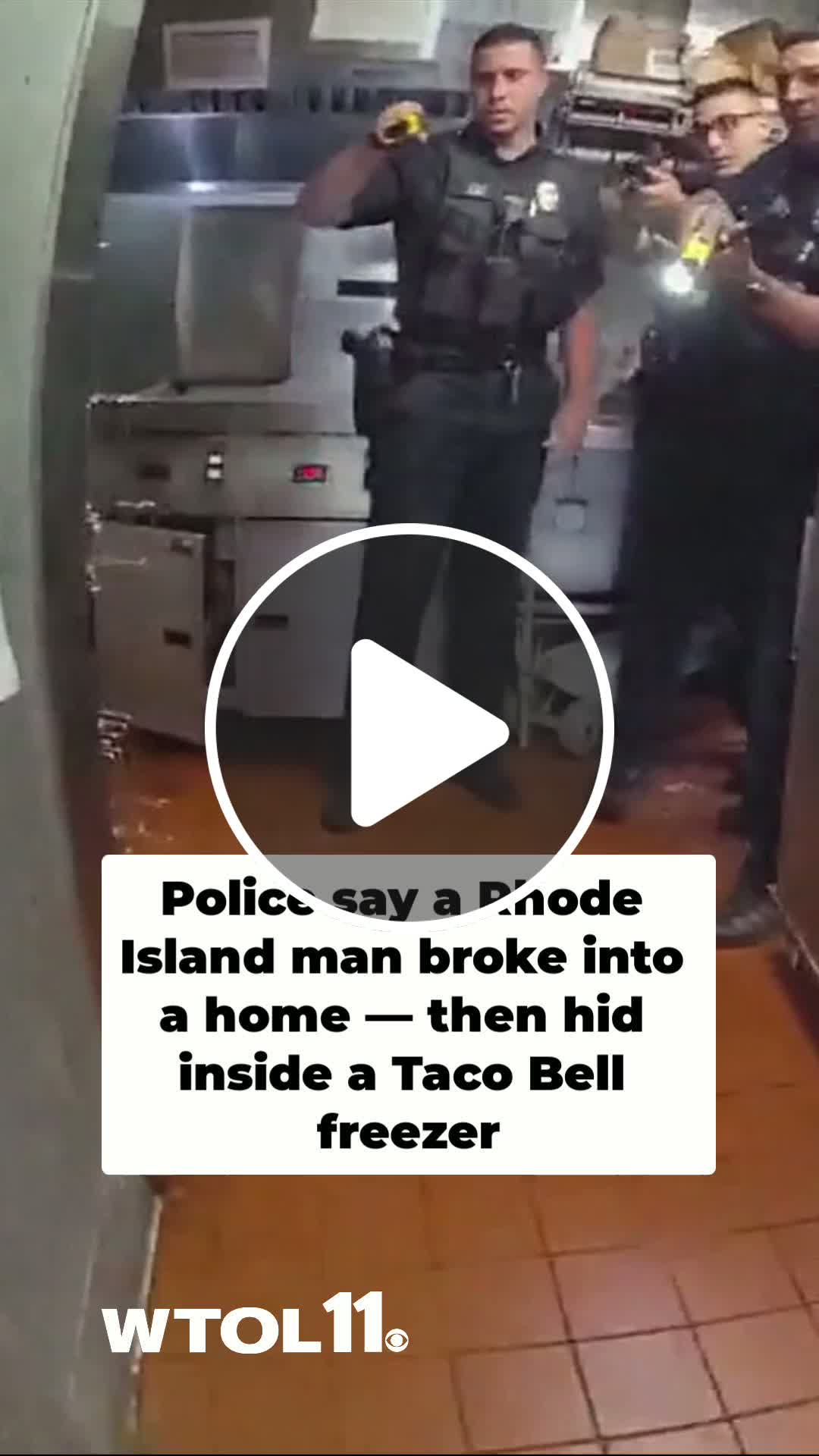 Rhode Island man barricades himself from police in Taco Bell freezer ...