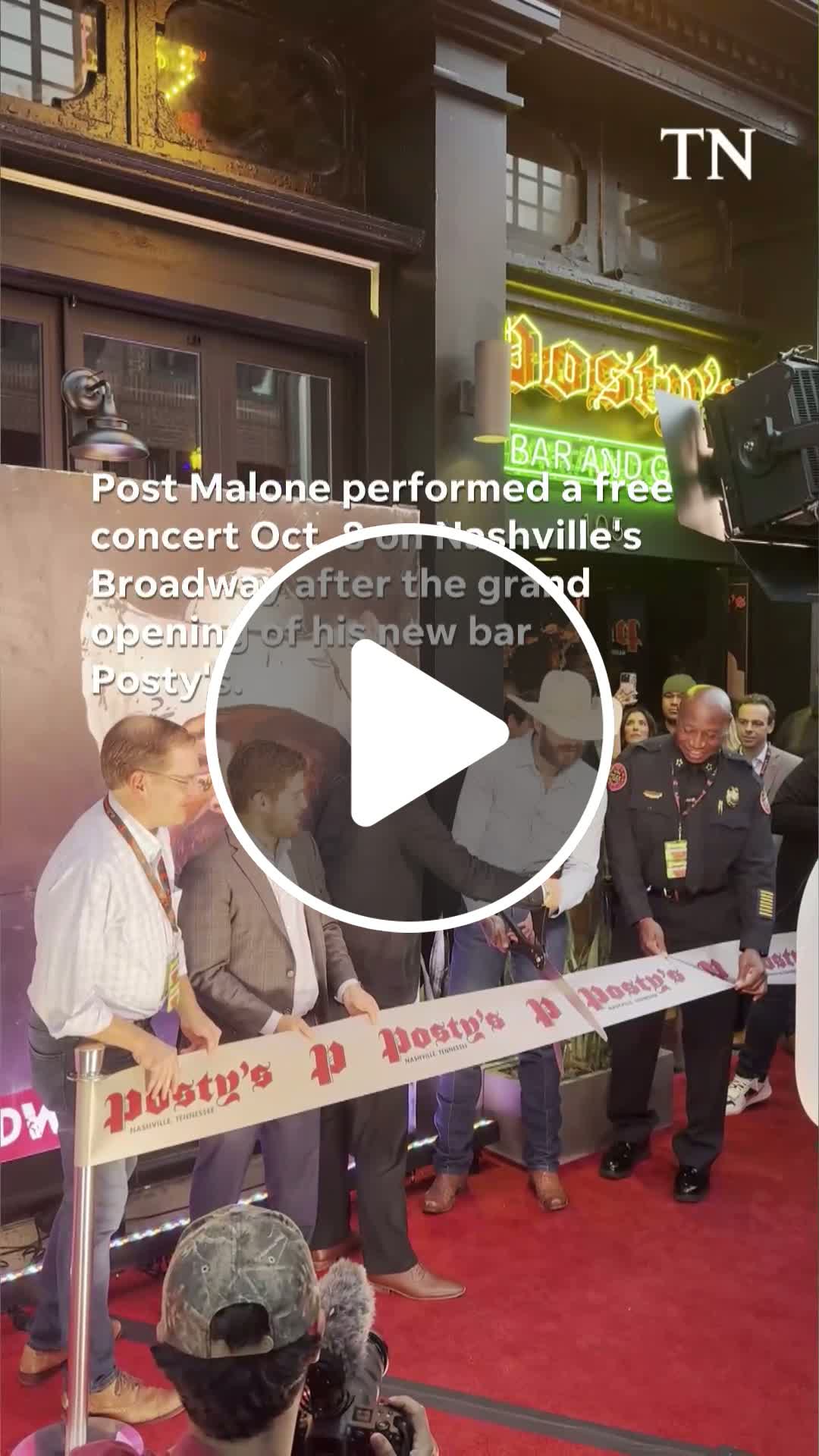 Post Malone hosts free Nashville concert for 30K fans to welcome Posty ...