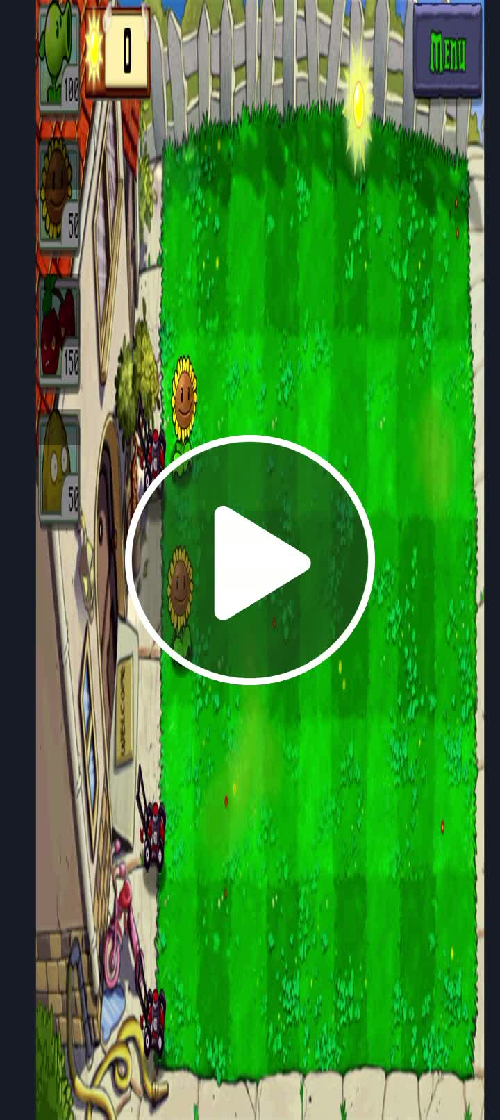 bad quality but day 1 pvz (in honor of PVZ3) #Pvz #Plantvszombies ...