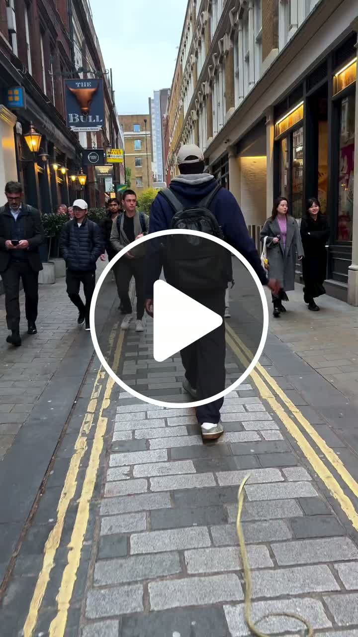 They were scared, how could this man be walking with snake in public 😂😂 ...