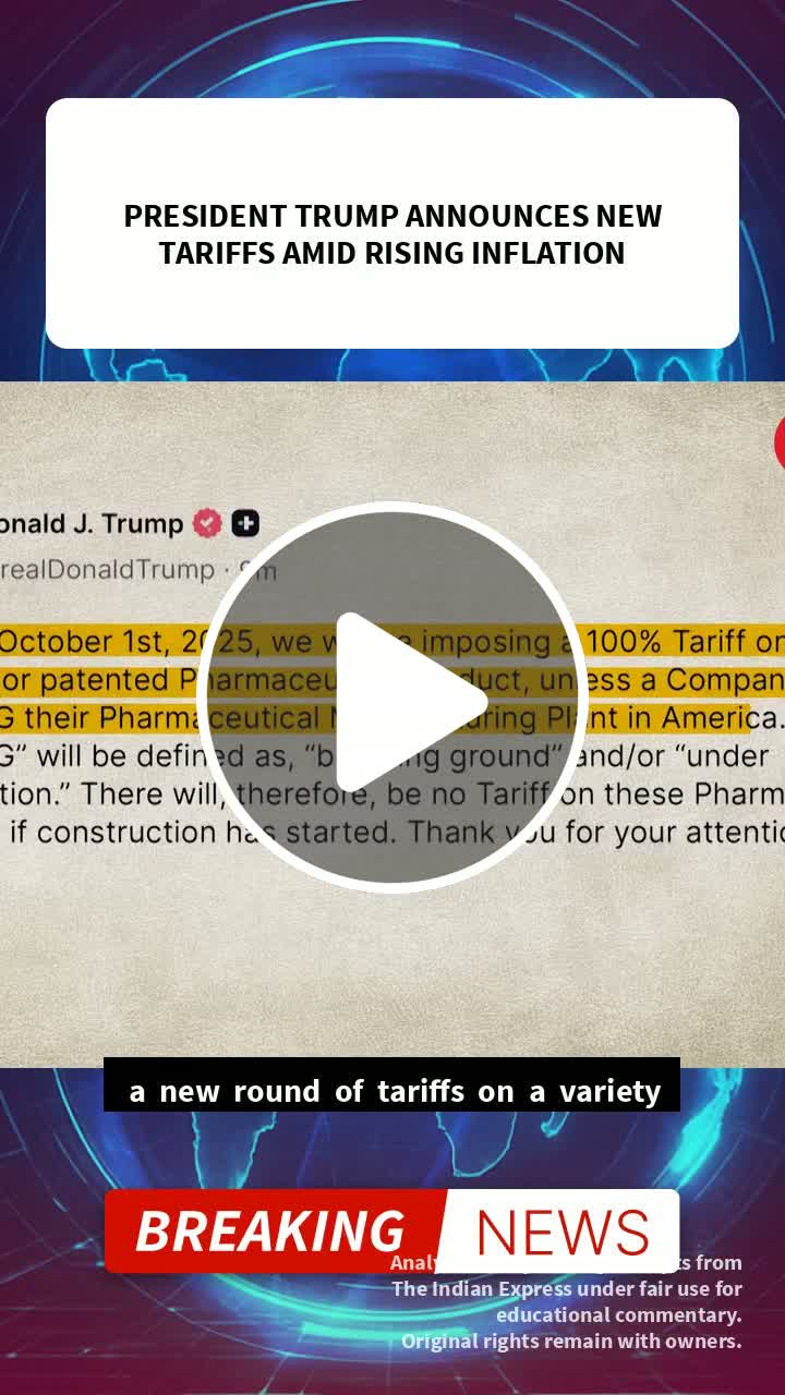 AI news: Trump announces new tariffs amid rising inflation #ai#Trump# ...