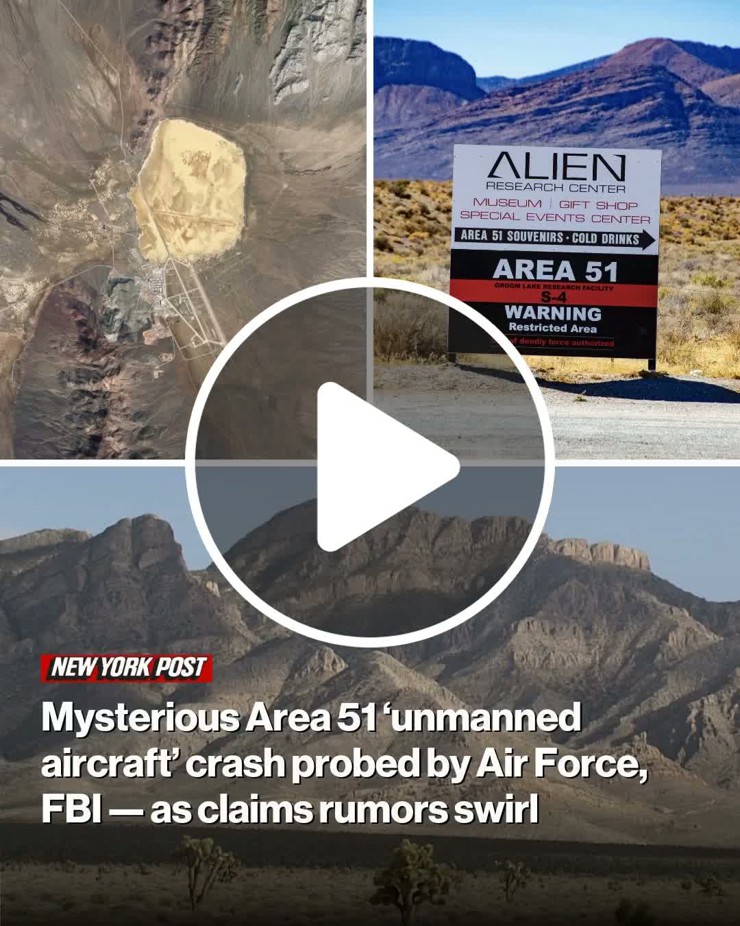 🛸 AREA 51 MYSTERY: CRASH NEAR SECRET BASE SPARKS COVER-UP CLAIMS 👀A ...