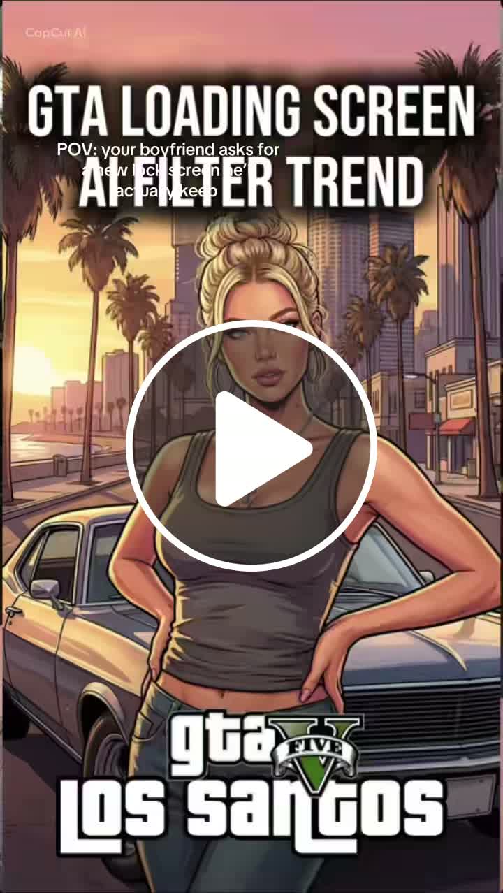 Transforming GTA loading screens with AI filters! #GTA #AITools #CapCut ...