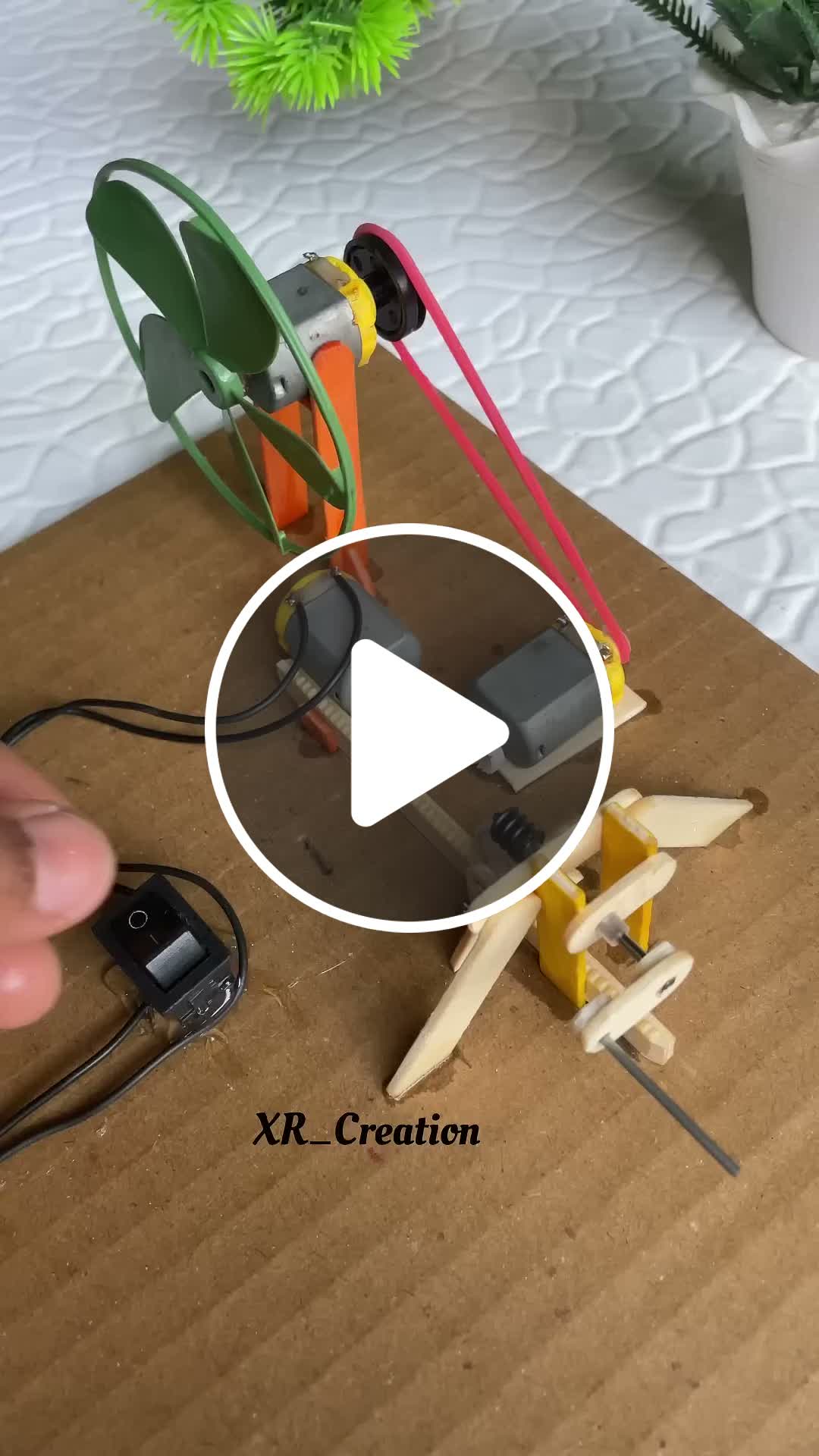 Manual Gear Coupling Dc motor project #tech #dcmotorproject #motor # ...