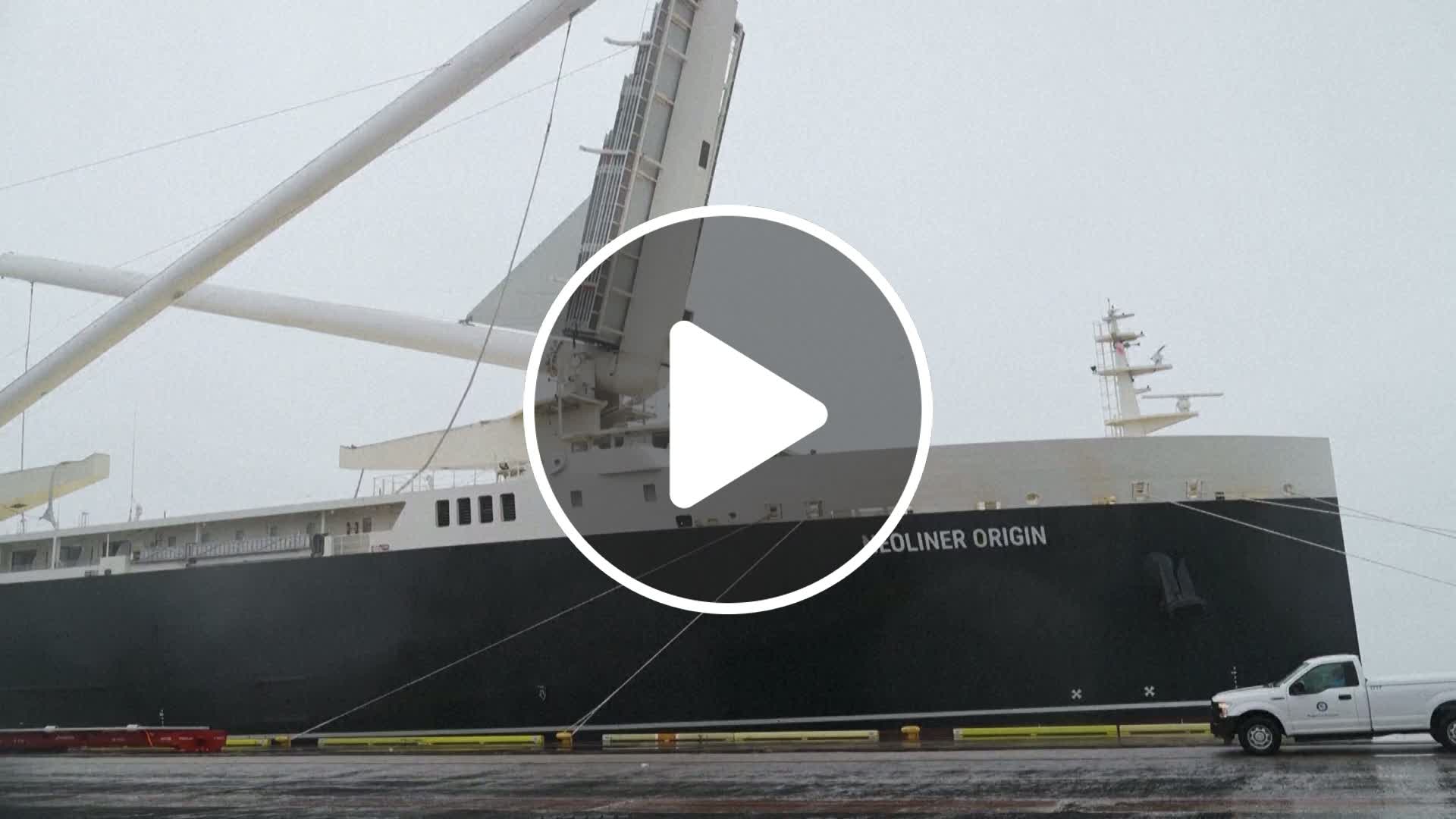 World's largest cargo sailboat makes first transatlantic crossing ...
