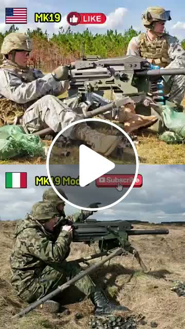 MK19 vs MK19 Mod 3 – Automatic Grenade Launcher Comparison #shorts ...