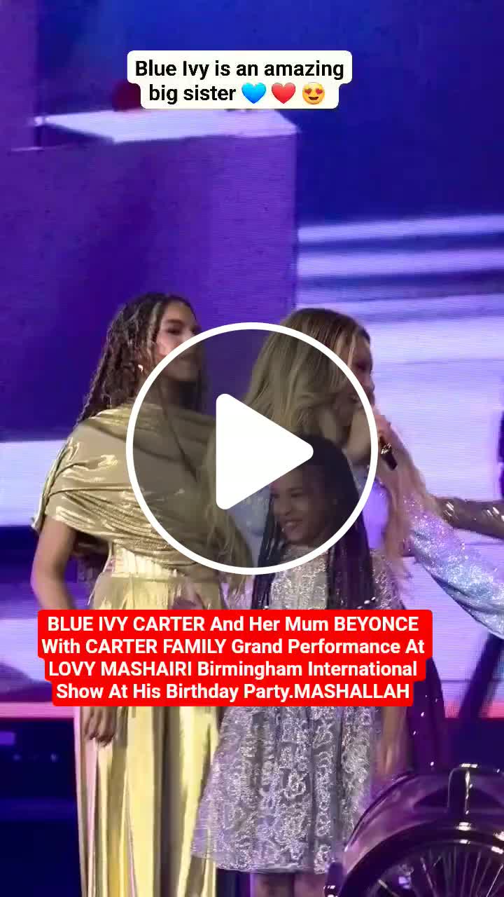 BLUE IVY CARTER And Her Mum BEYONCE With CARTER FAMILY Grand ...