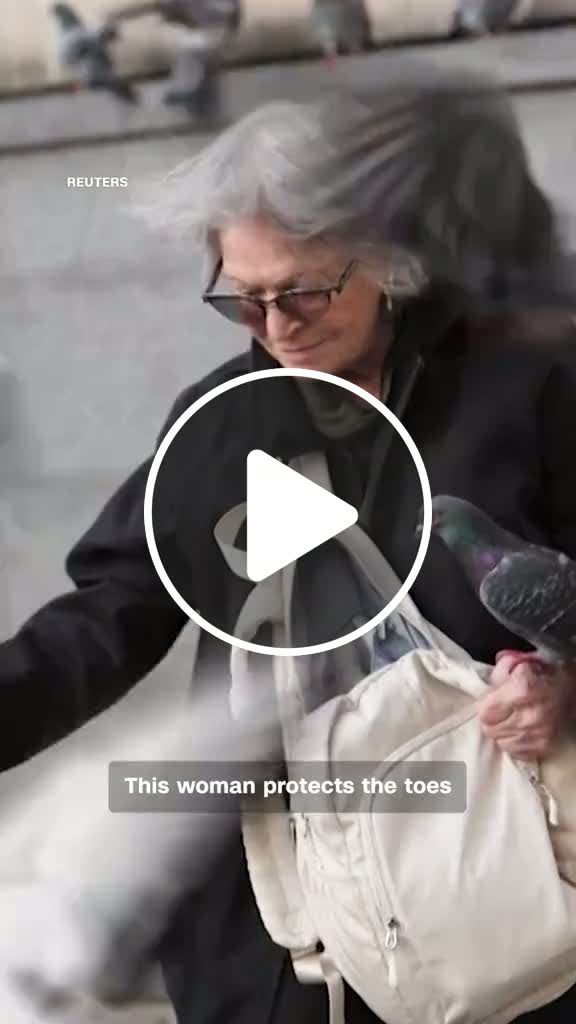 A woman in Paris has been caring for pigeons with “stringfoot,” a ...