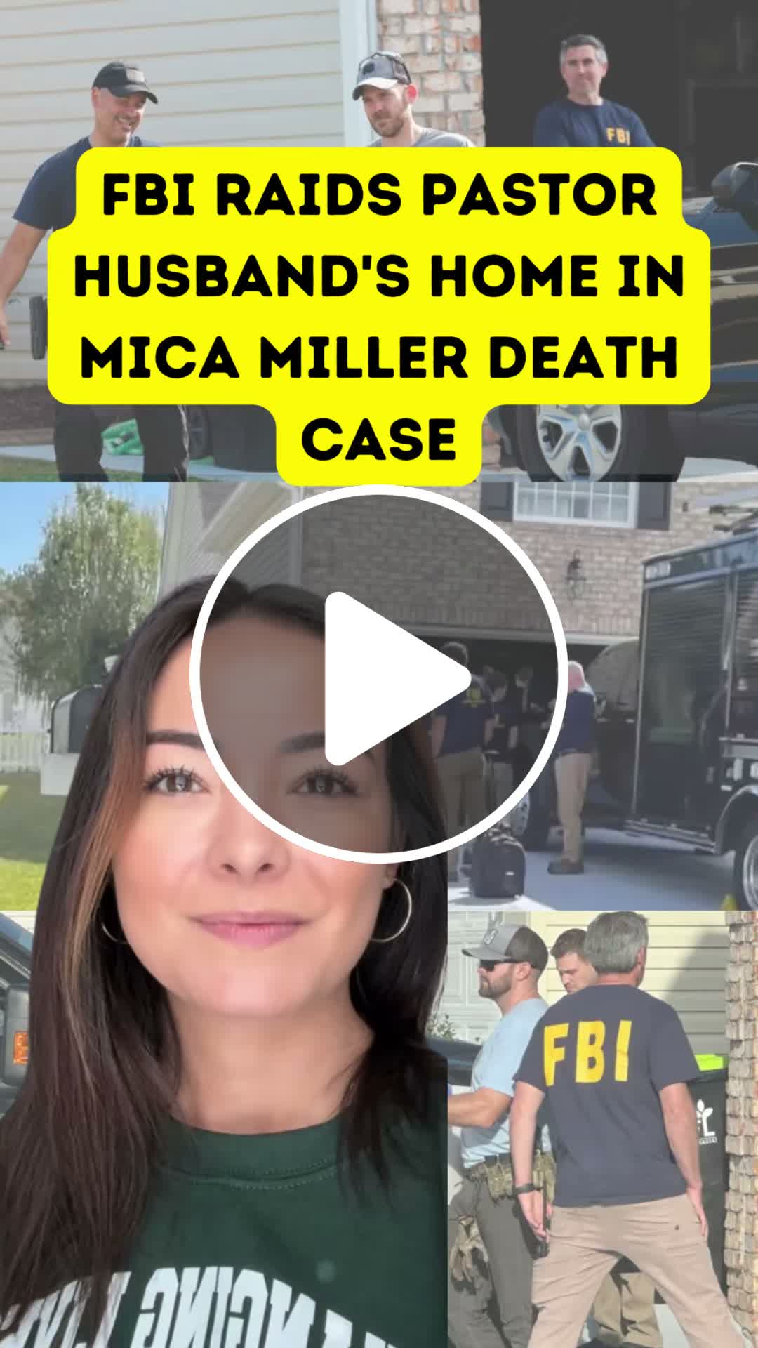FBI Raids Pastor Husband's Home in Mica Miller Death Case #crime #fbi ...