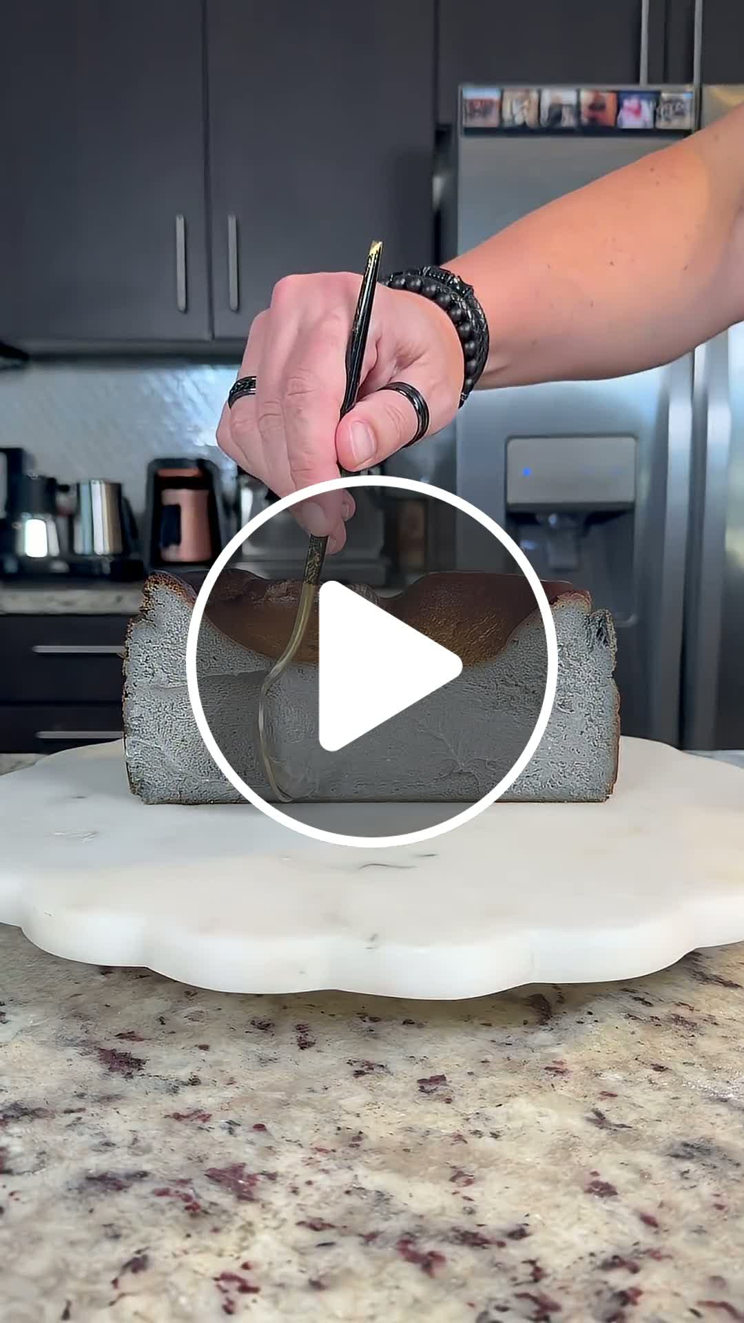 Charcoal San Sebastian Cheesecake Recipe #gourmetghetto #cooking # ...