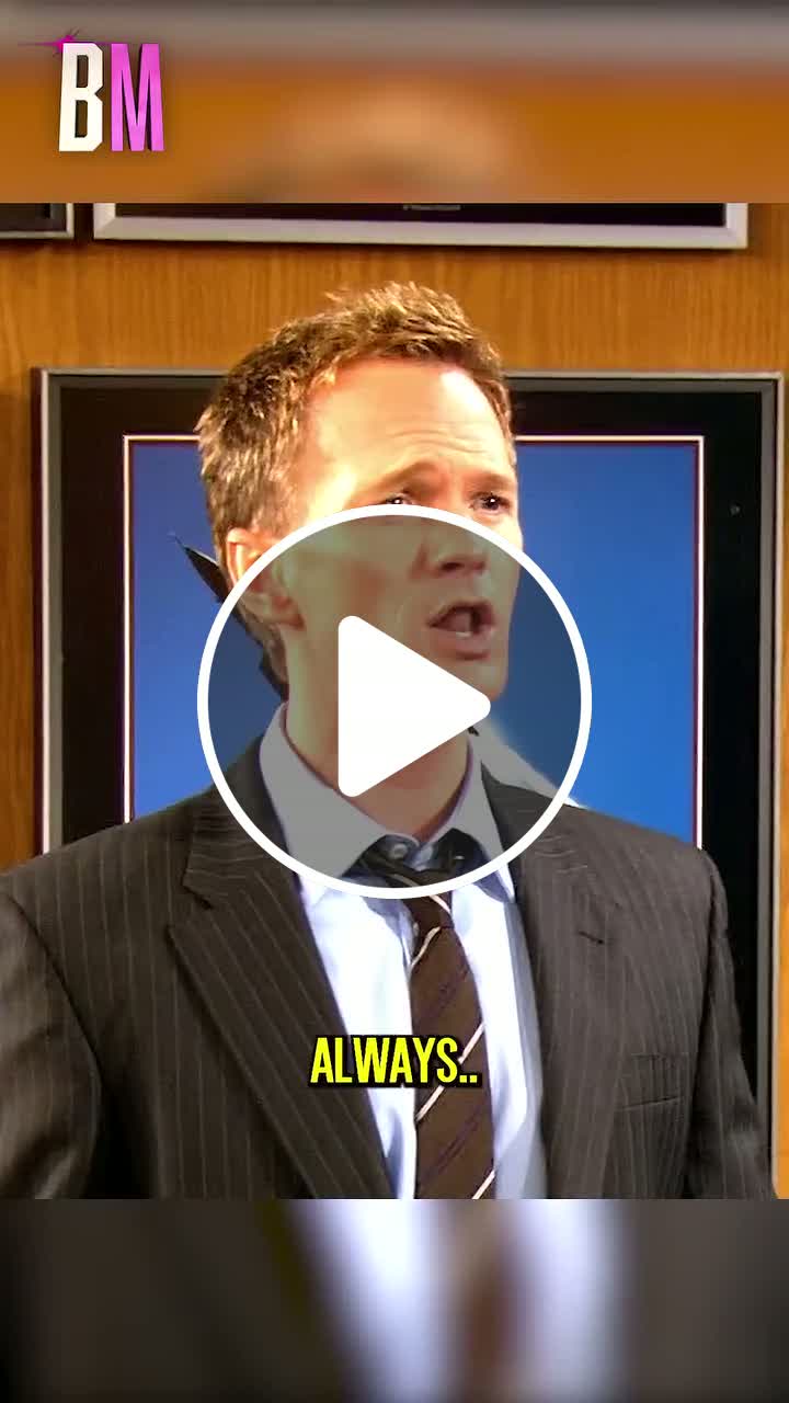 "Barney Stinson's game is always on, even when he's talking to his ...