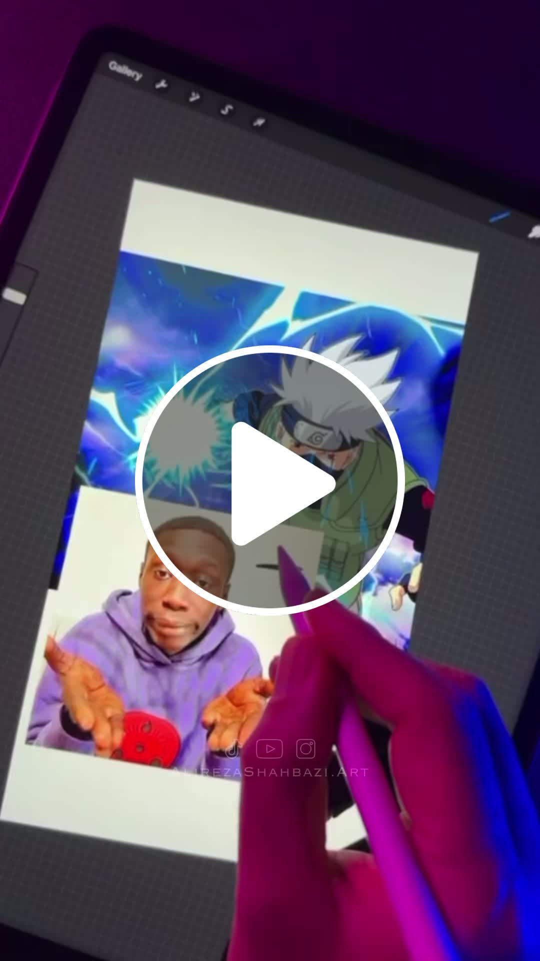 Kakashi + @Khabane lame 🤯 . #procreate #khabanelame #kakashi - NewsBreak