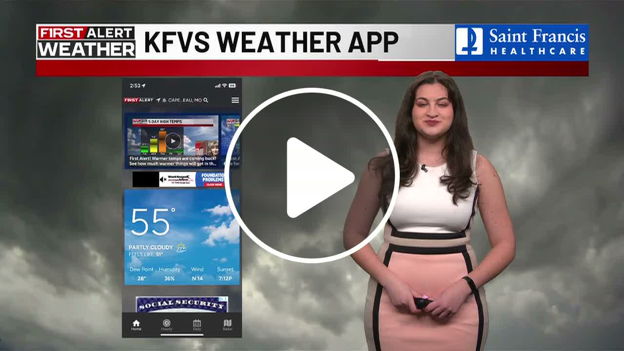 Joi Alon walks you through the KFVS First Alert Weather app - NewsBreak