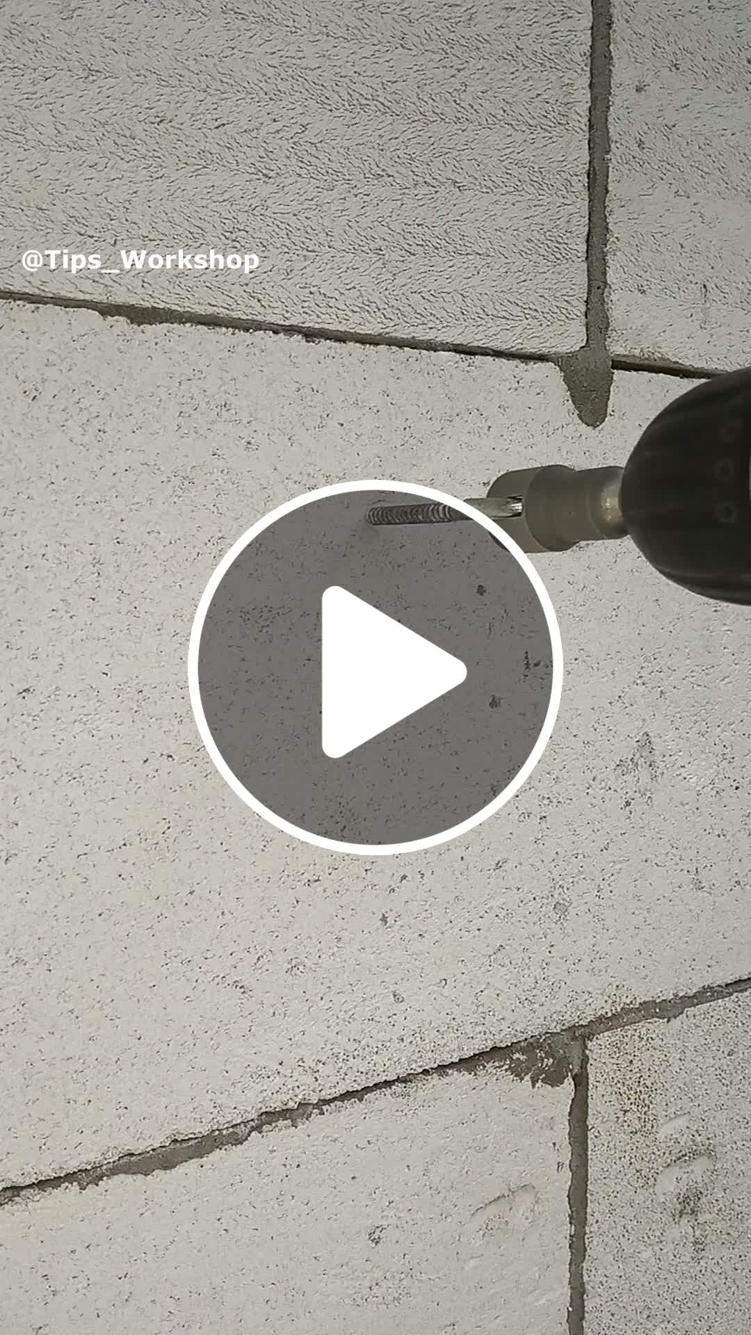 Be sure to remember this Tip! How to securely fasten a screw into an ...