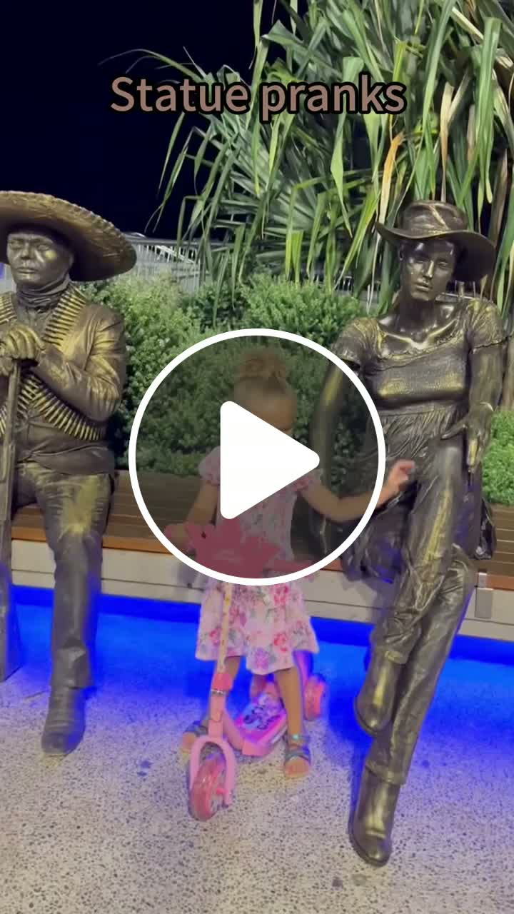 Statue pranks #bushman #statue #prank #funny - NewsBreak