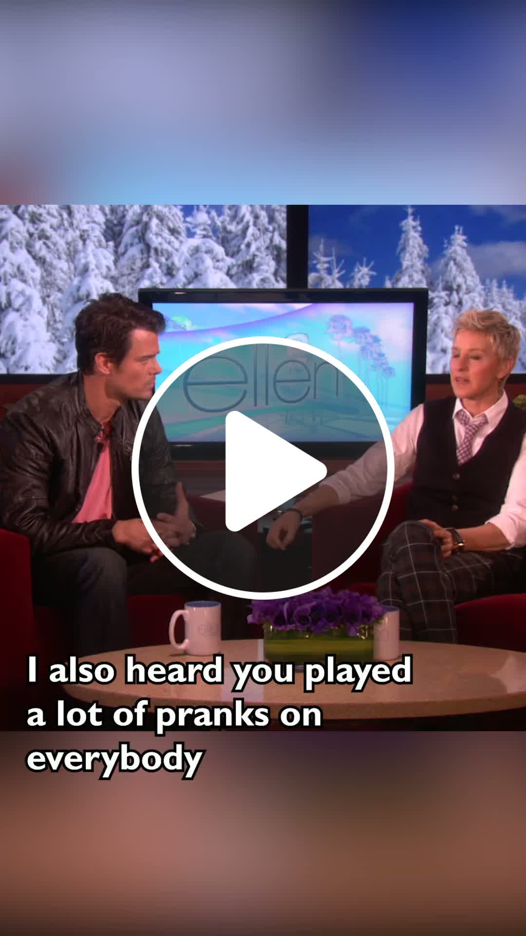 That time I scared Josh Duhamel on my show was panda-monium - NewsBreak