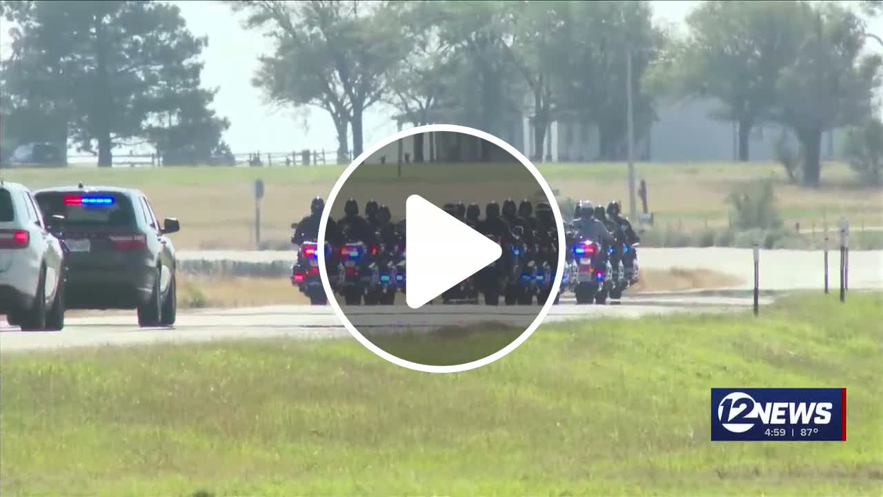 Memorial service for fallen Hays officer Sgt. Scott Heimann on 12 News ...