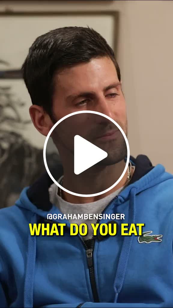 Novak Djokovic’s INSANELY healthy diet 👀 #novakdjokovic #tennis #diet ...