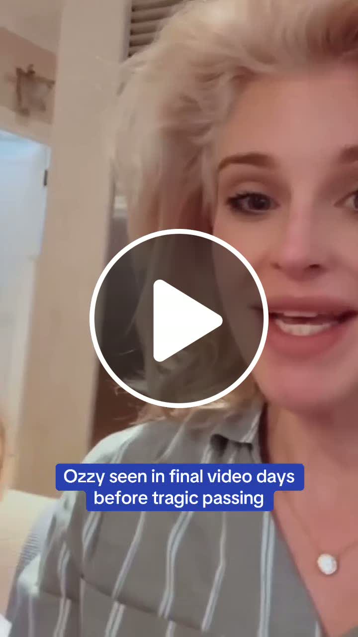 Ozzy Osbourne is seen just two days before his death in a final ...