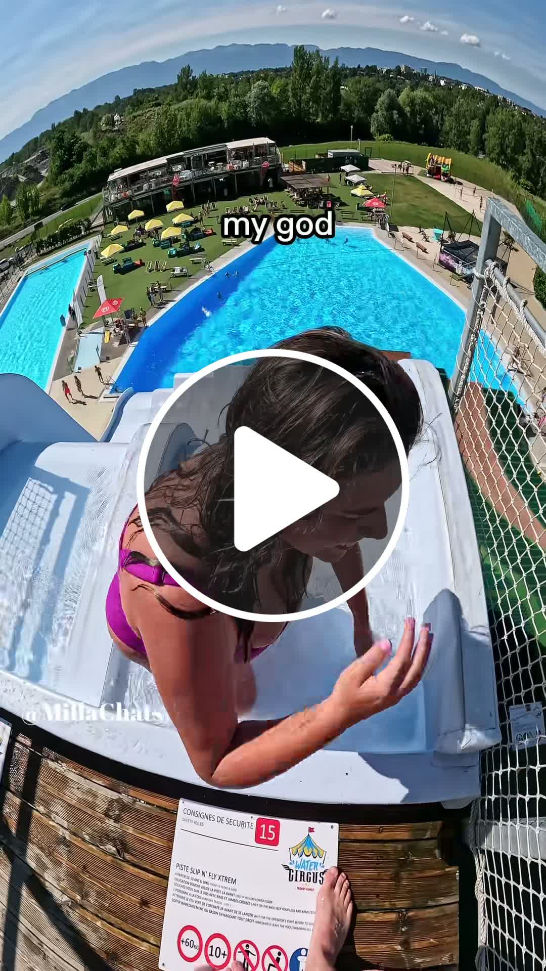 Would you try it #waterslide #waterpark #aquapark #summer #watercircus #france - NewsBreak
