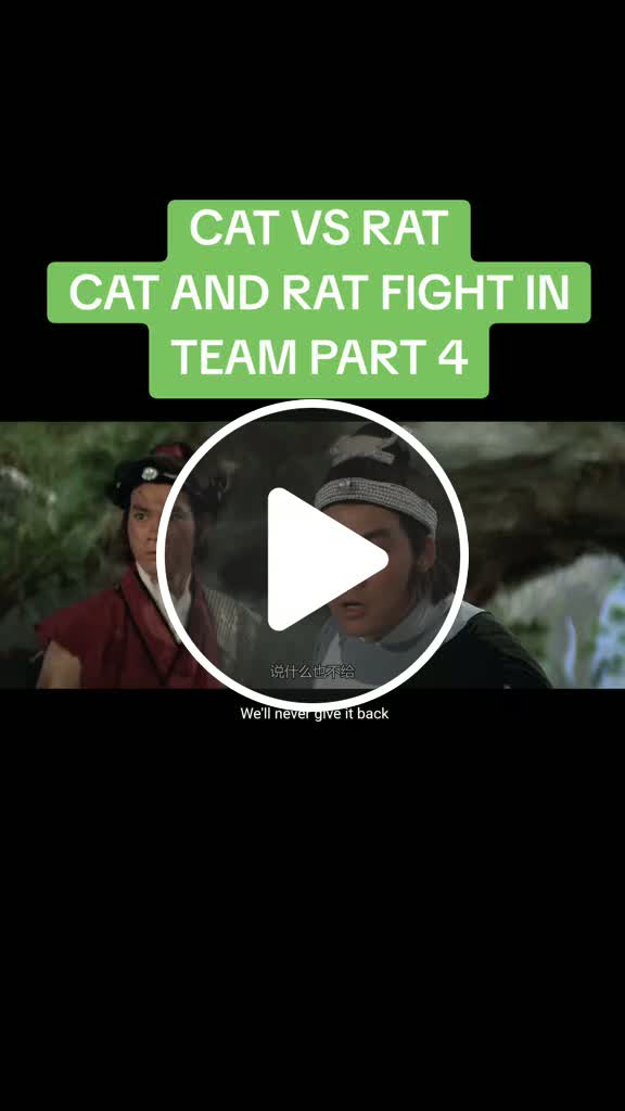 Cat vs Rat - Cat and Rat fight in team part 4 Directed by Lau kar-leung ...