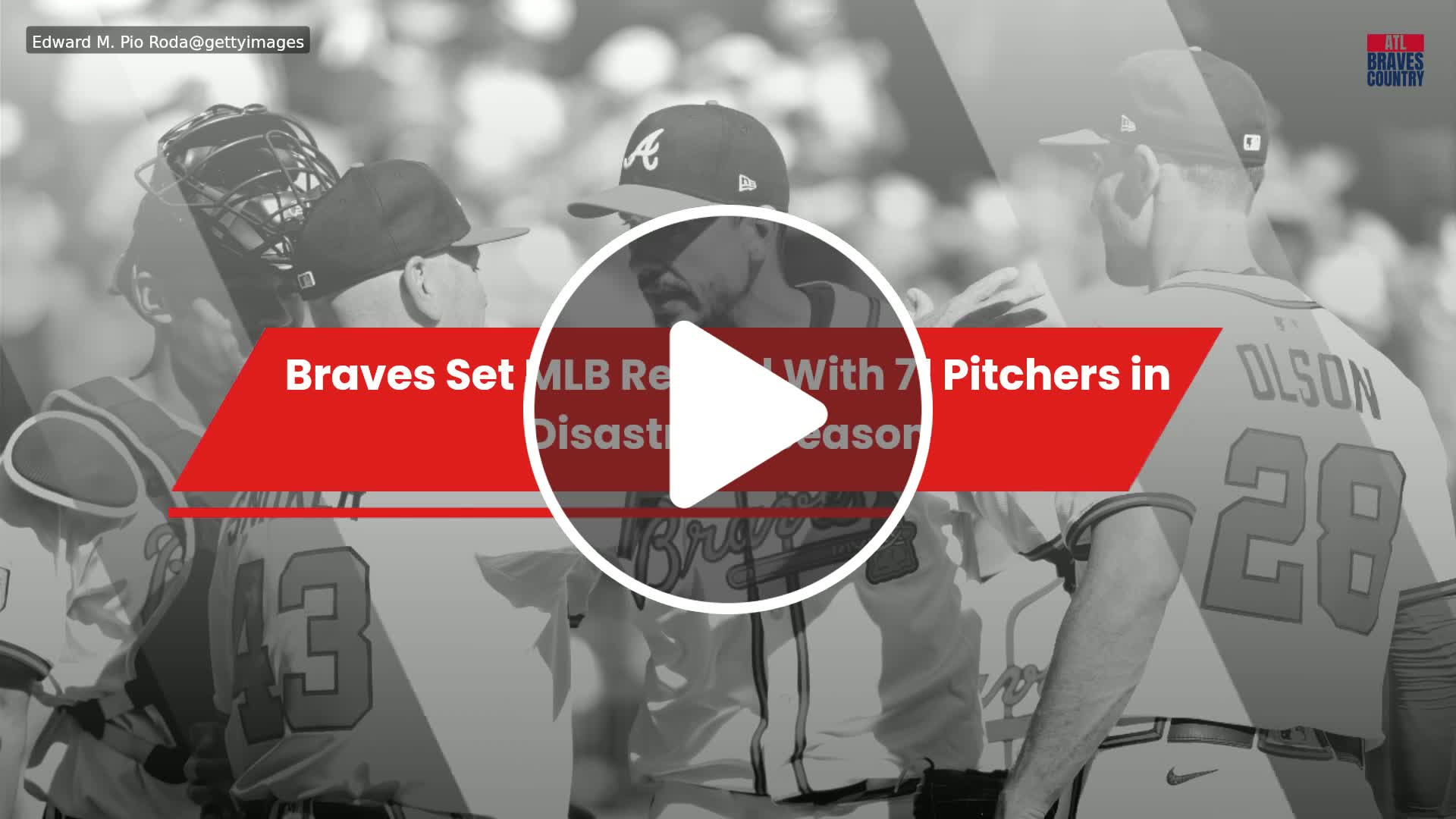 Braves Set MLB Record With 71 Pitchers in Disastrous Season - NewsBreak