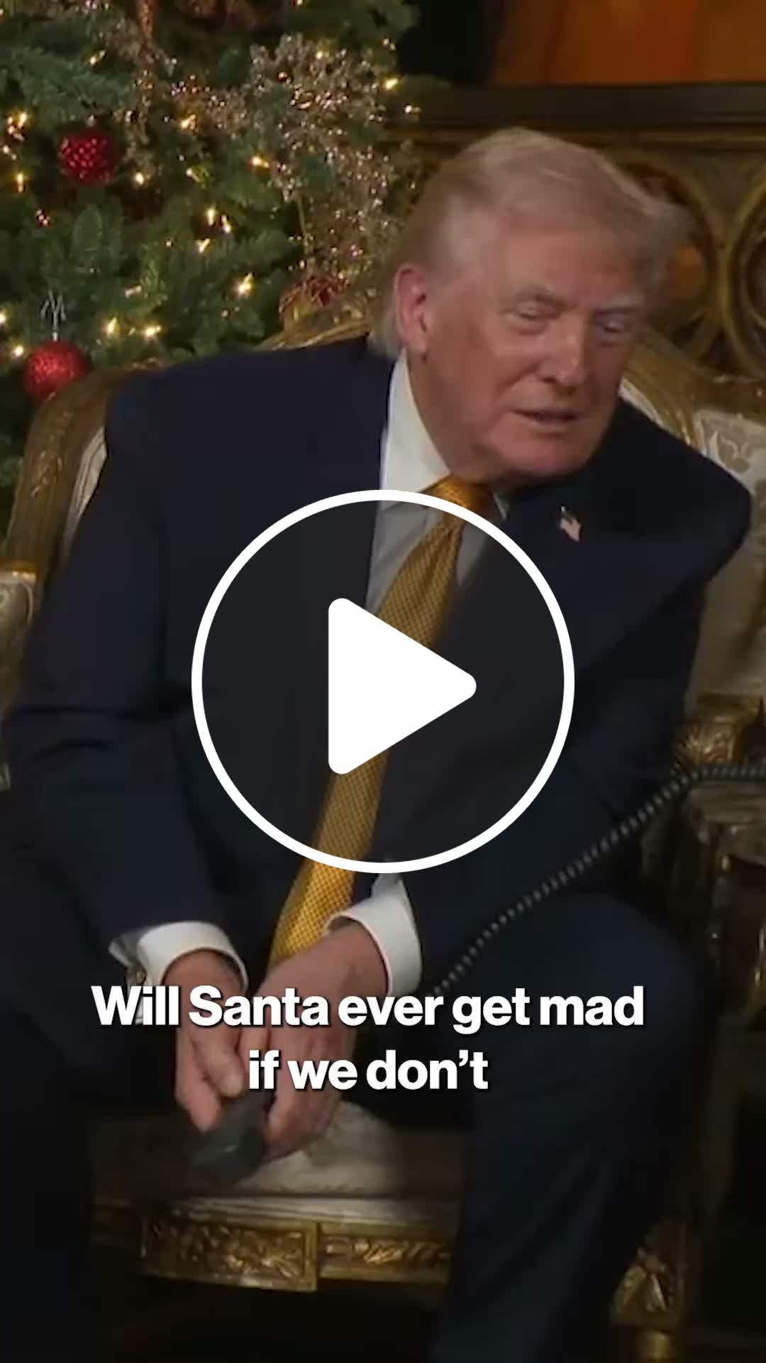 Trump tells young girl to leave out cookies for 'cherubic' Santa: 'On ...