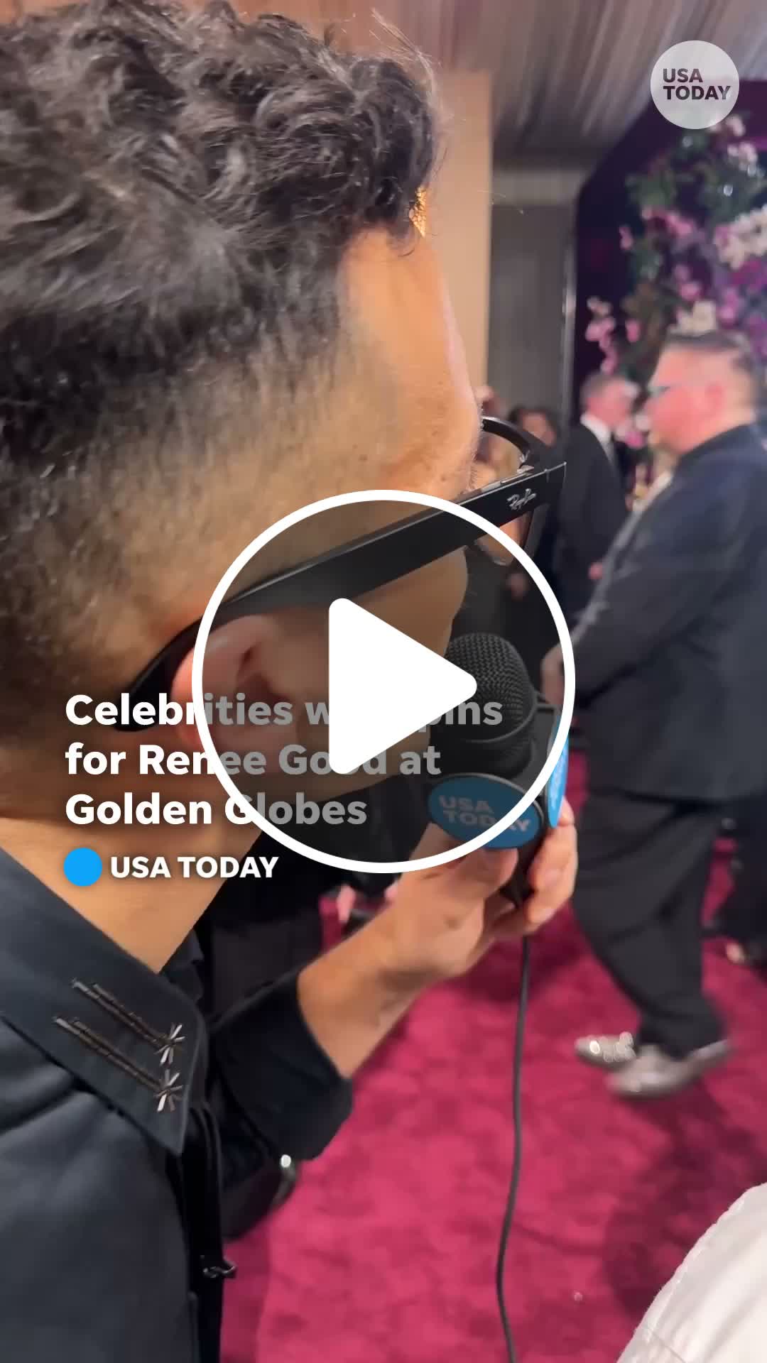 Celebrities wear 'be Good' pins for Renee Good at Golden Globes - NewsBreak