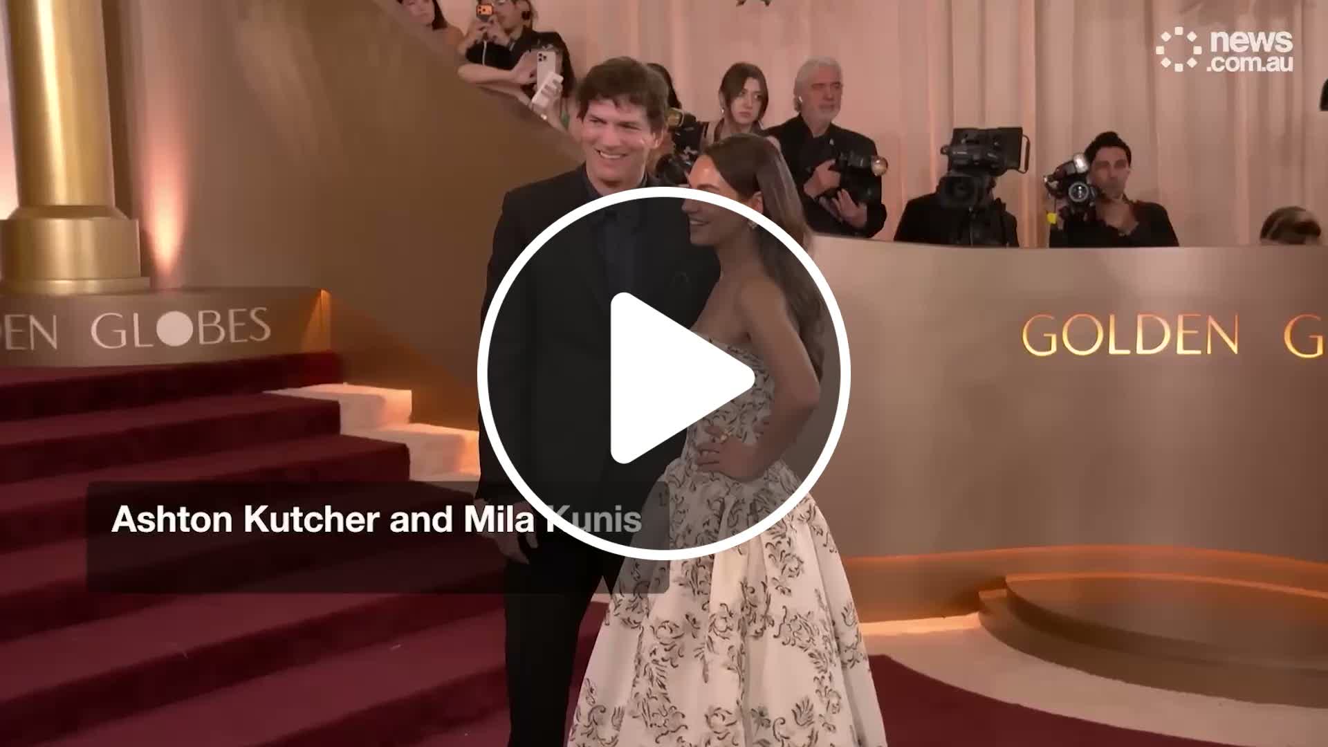 Ashton Kutcher's Messy Golden Globes Appearance Sparks Major Reactions ...